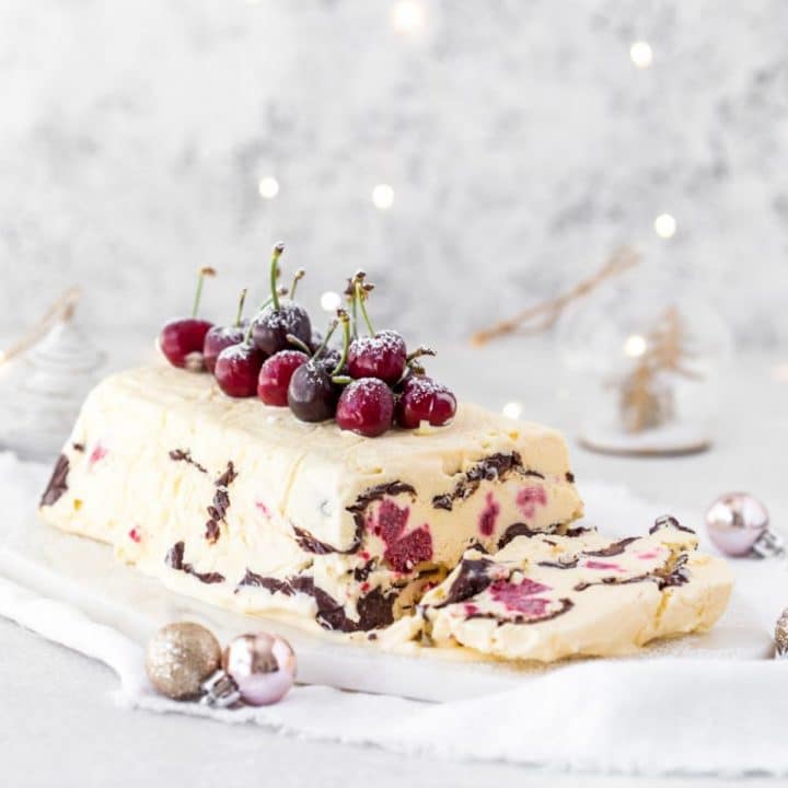 Raspberry Chocolate Semifreddo | Wholesome Patisserie