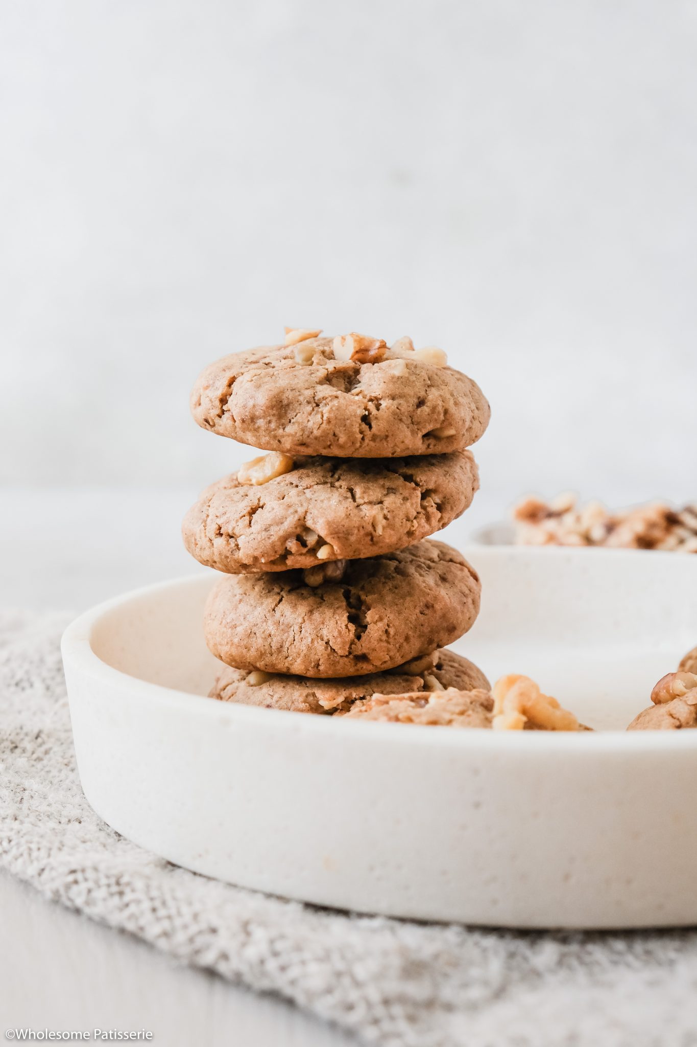 Walnut & Cinnamon Cookies - Wholesome Patisserie
