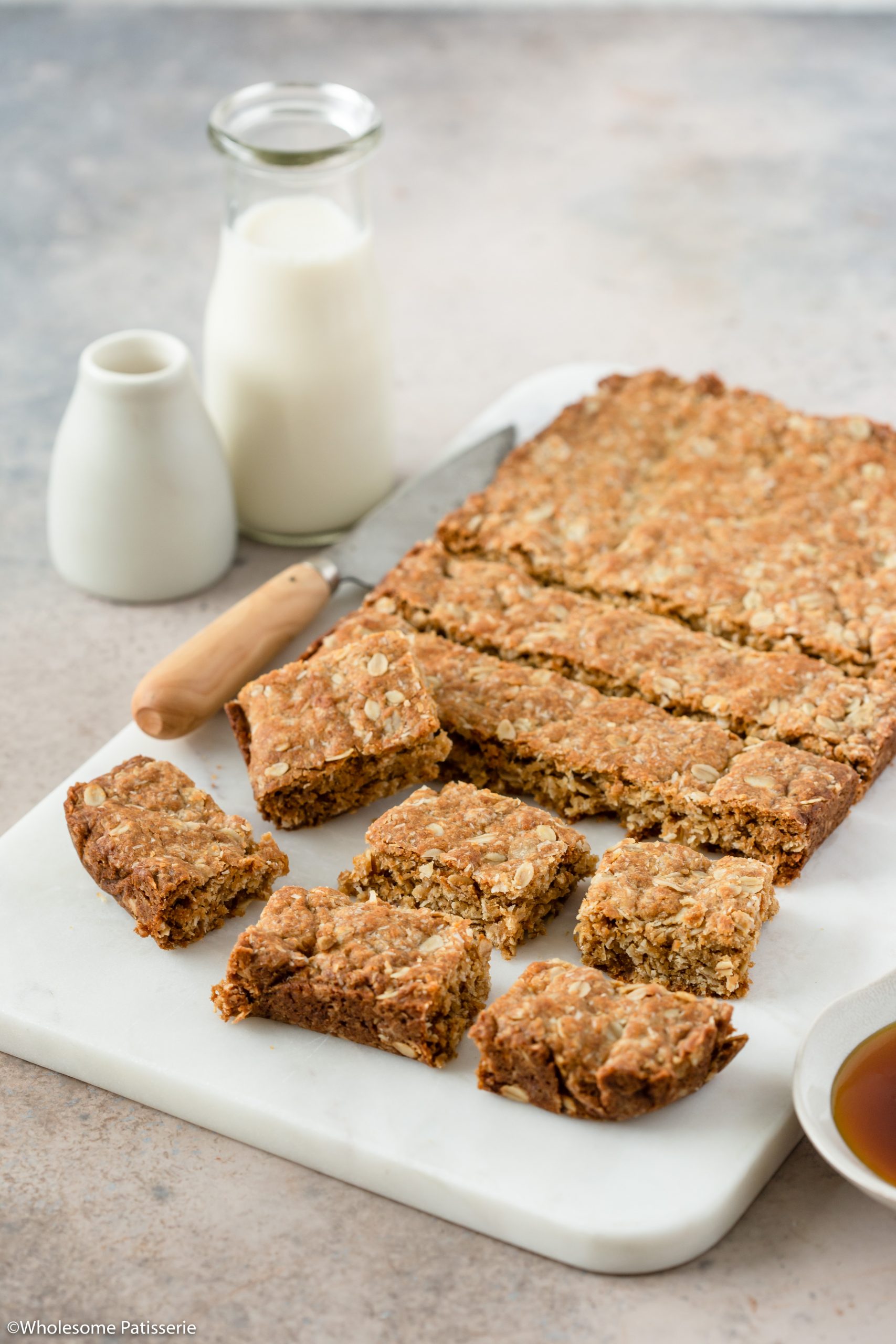 Anzac Slice - Wholesome Patisserie