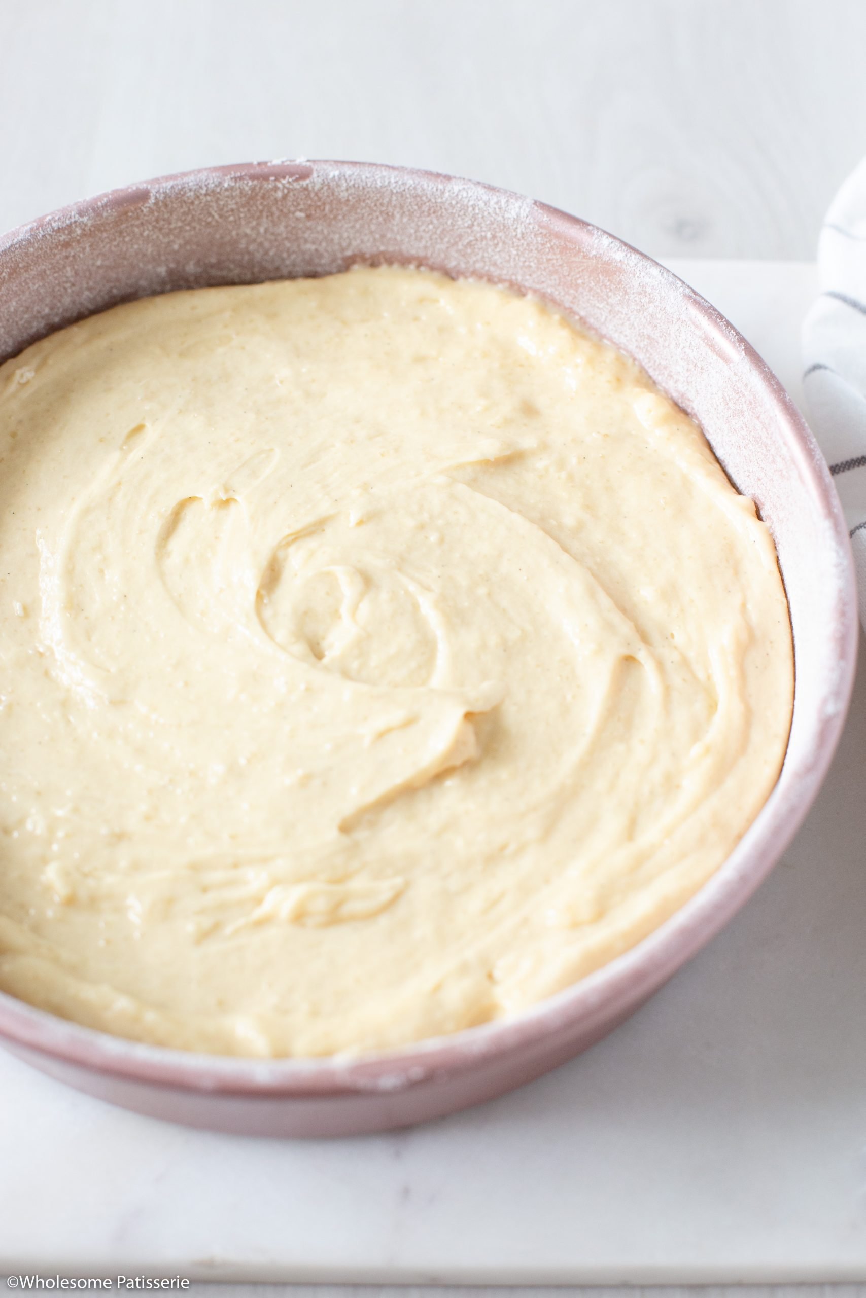 Basic Vanilla Cake (8 inch single layer) | Wholesome Patisserie