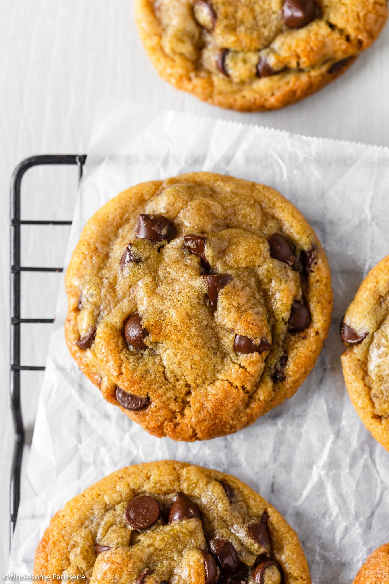The Best Chewy Chocolate Chip Cookies | Wholesome Patisserie