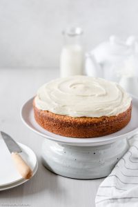 8 Inch Cake Recipe (Single Layer Vanilla Cake, Serves 8–10) | Wholesome ...