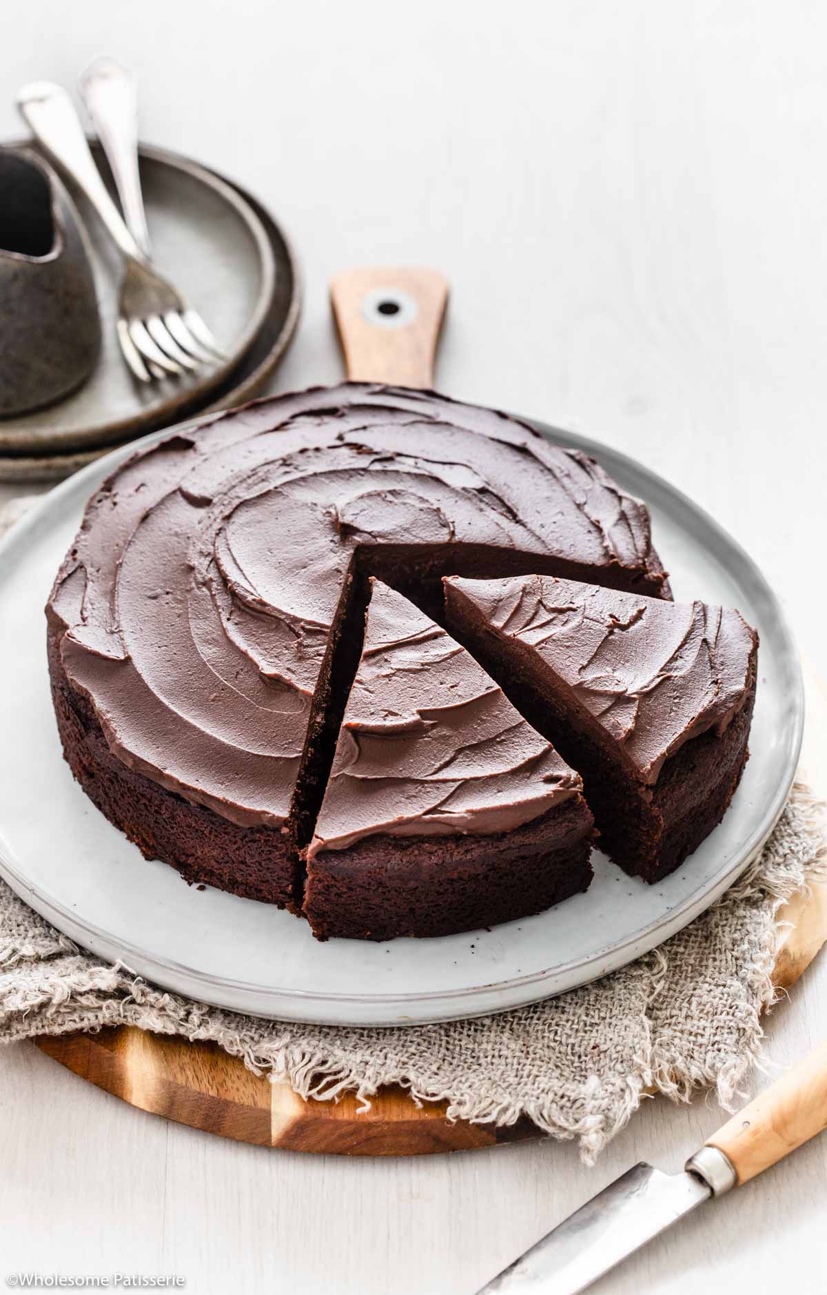 Basic 8 Inch Chocolate Cake Wholesome Patisserie Basic 8 Inch Chocolate Cake Wholesome Patisserie