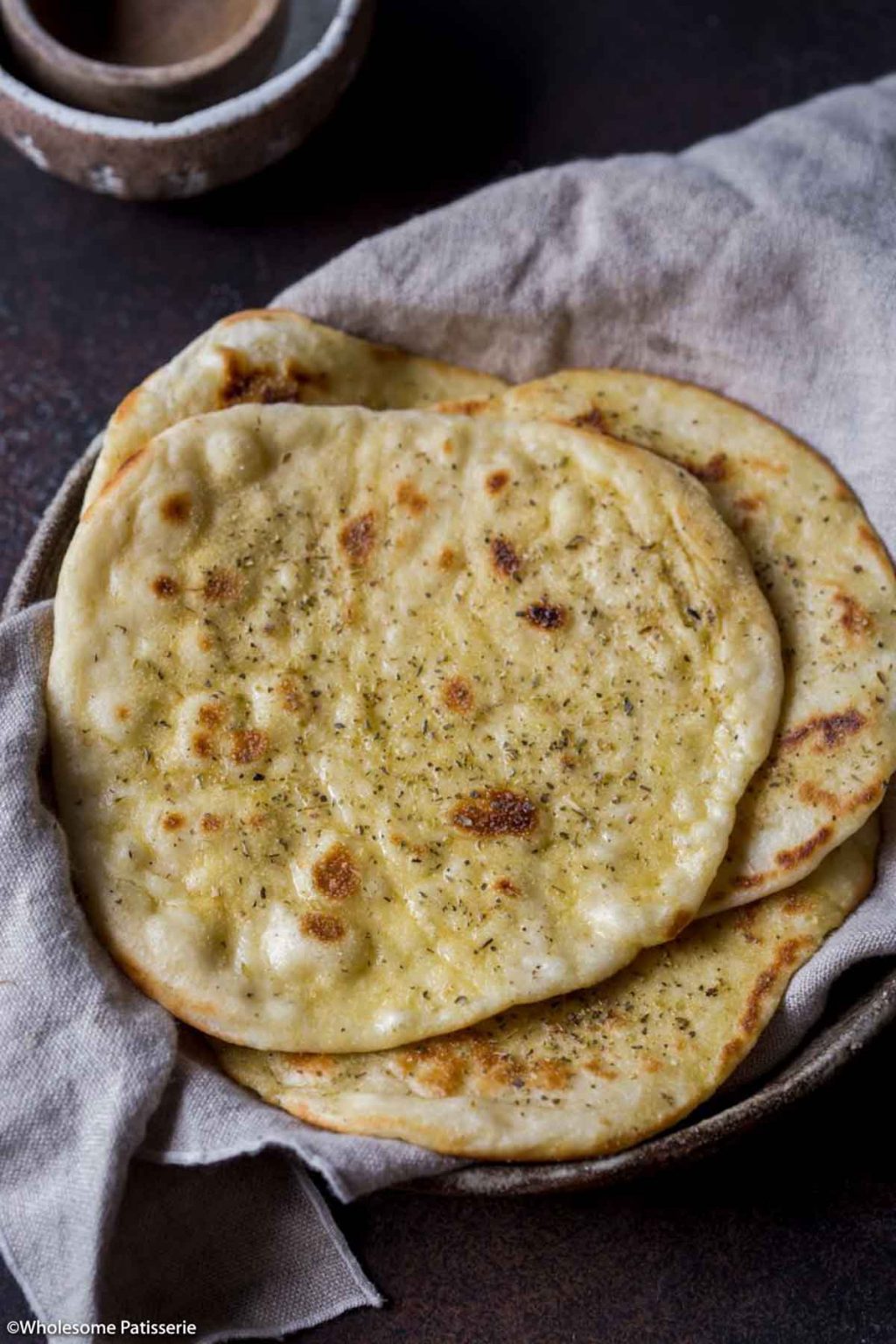 Quick Garlic Flatbread - Wholesome Patisserie