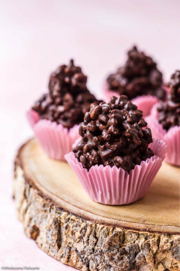 Chocolate Crackles Without Copha - Wholesome Patisserie