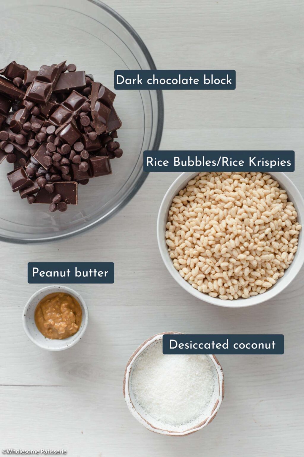 Chocolate Crackles Without Copha - Wholesome Patisserie