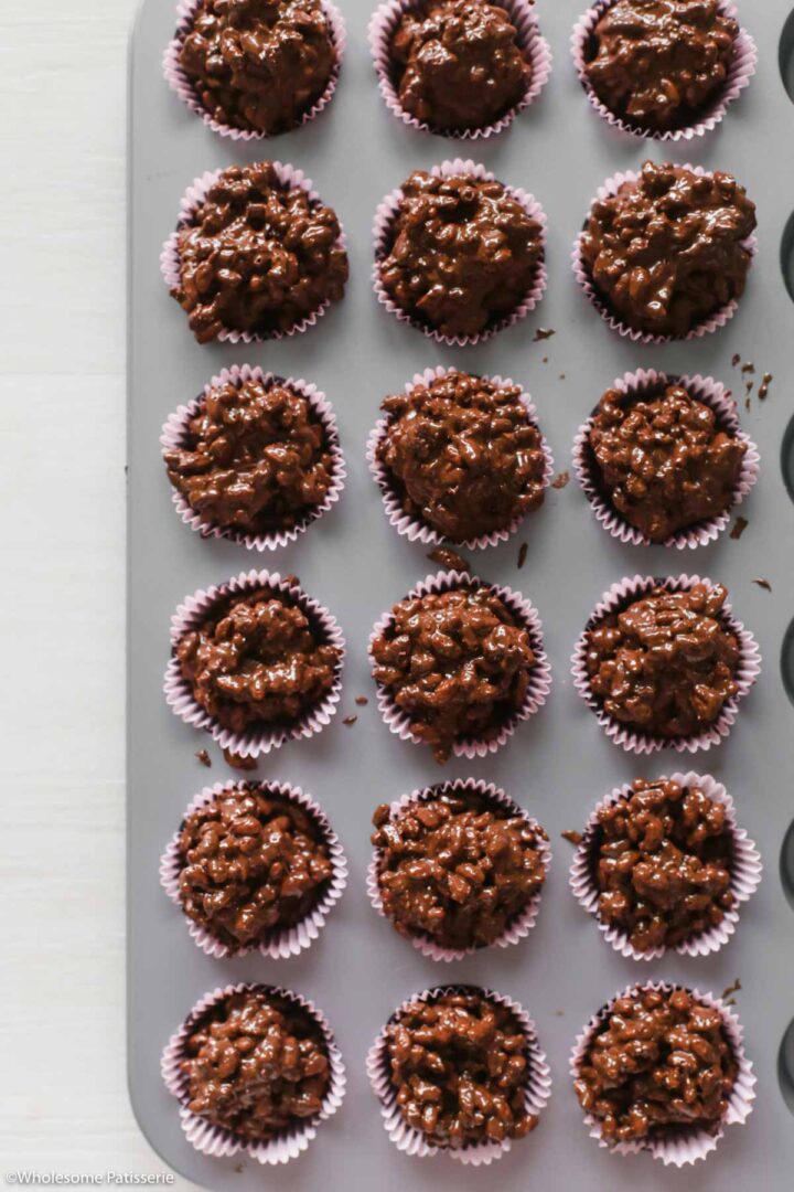 Chocolate Crackles Without Copha - Wholesome Patisserie