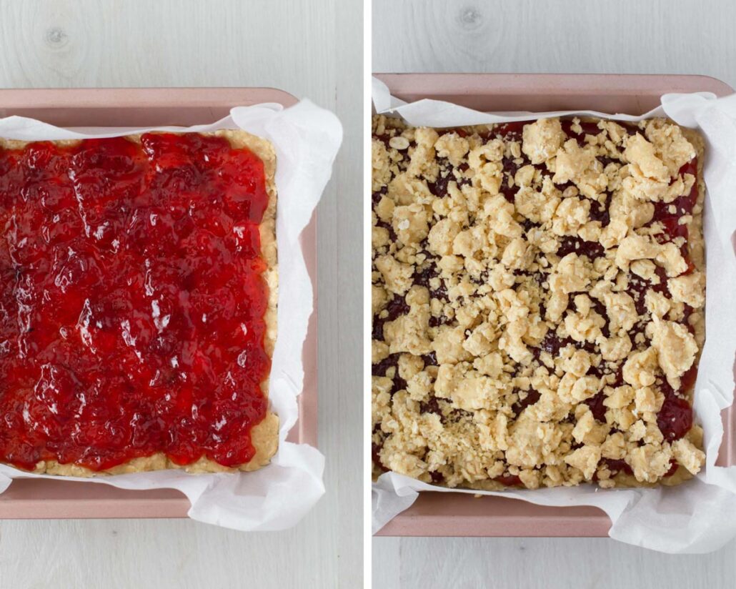 5 Ingredient Strawberry Crumble Bars - Wholesome Patisserie