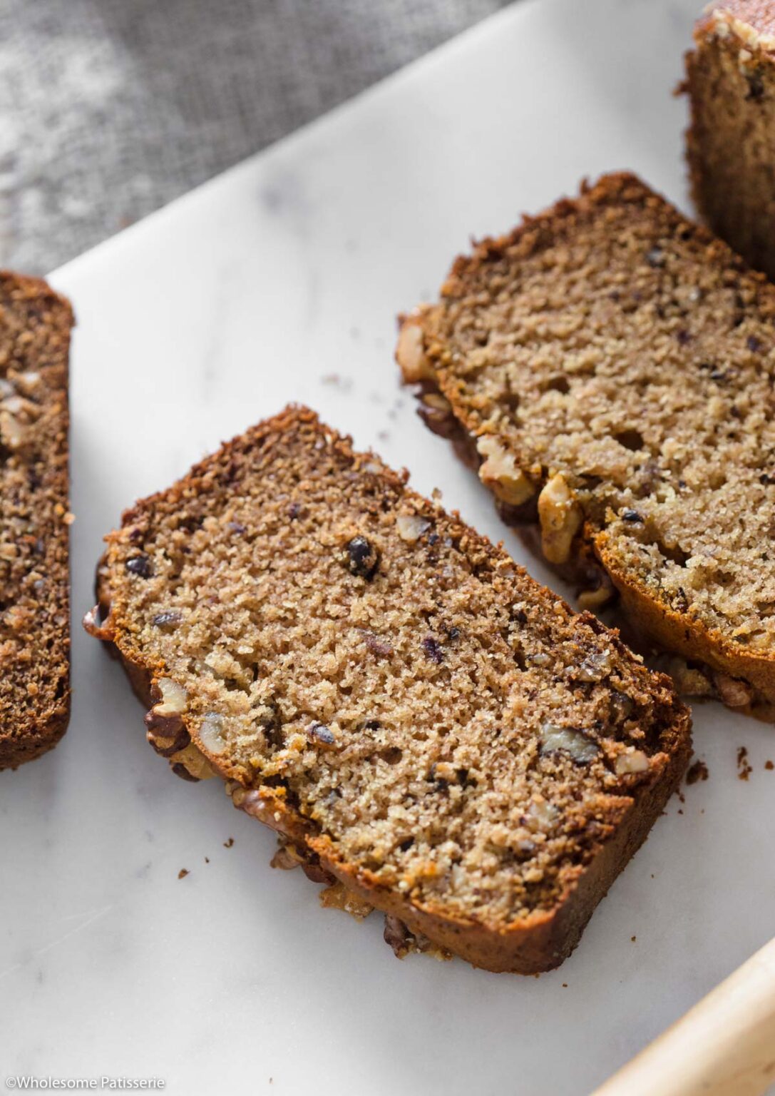 Easy Date Loaf with Walnuts - Wholesome Patisserie