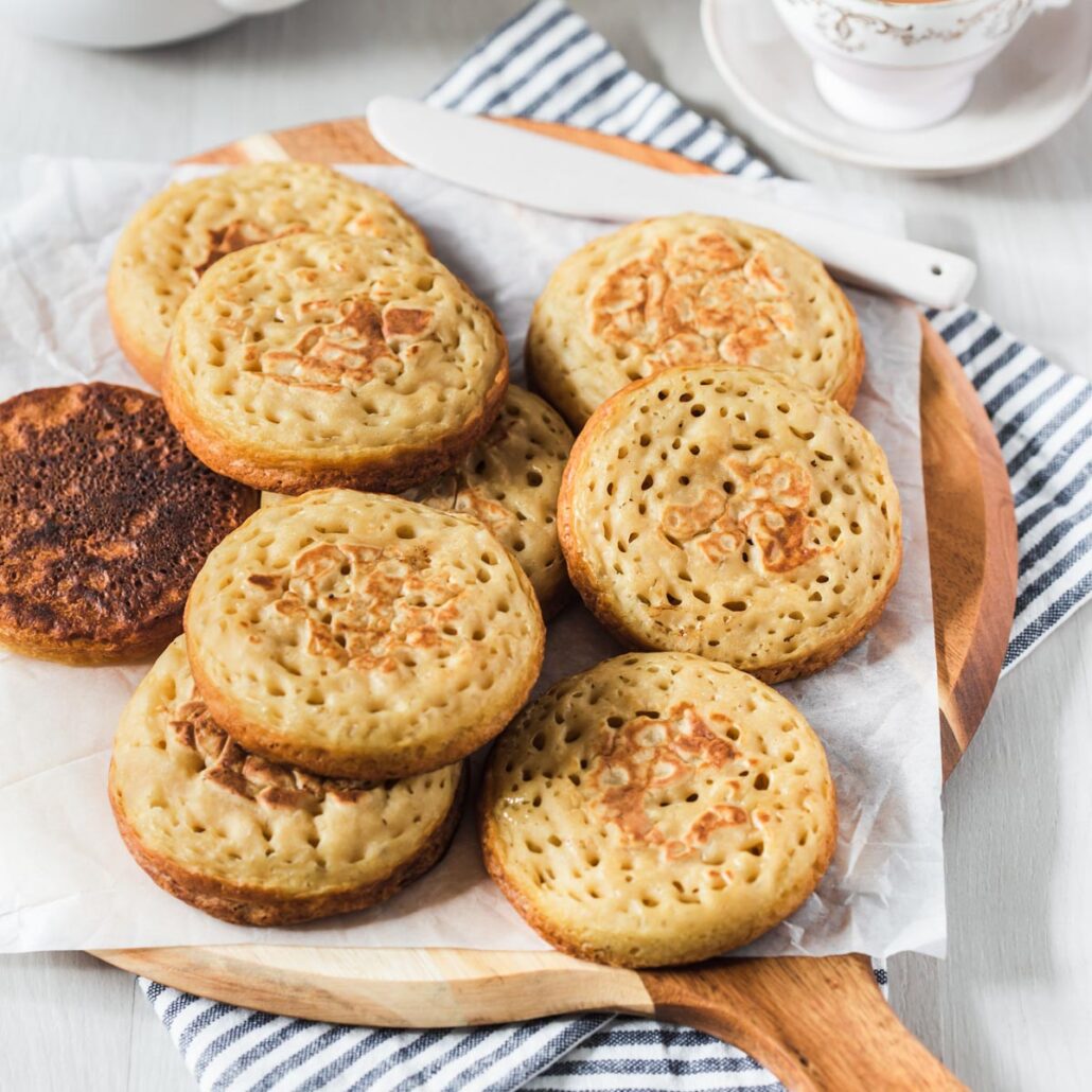 Homemade Crumpet Recipe - Wholesome Patisserie