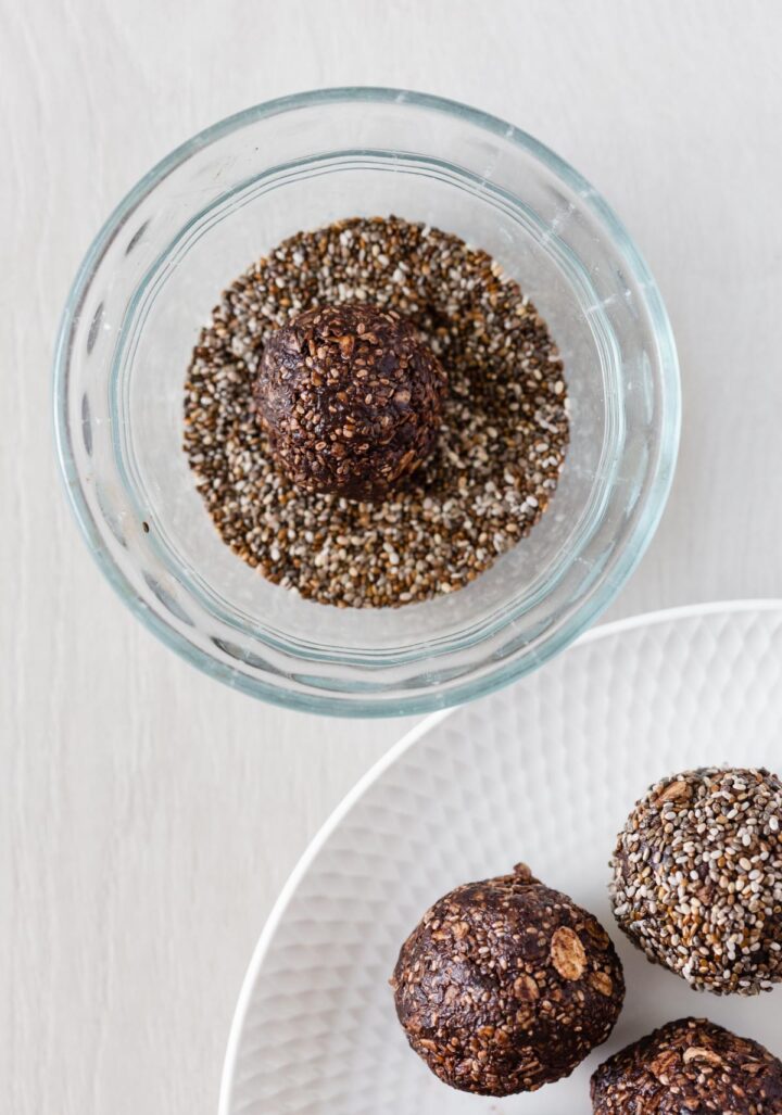 Chia Seed Date Bliss Balls - Wholesome Patisserie
