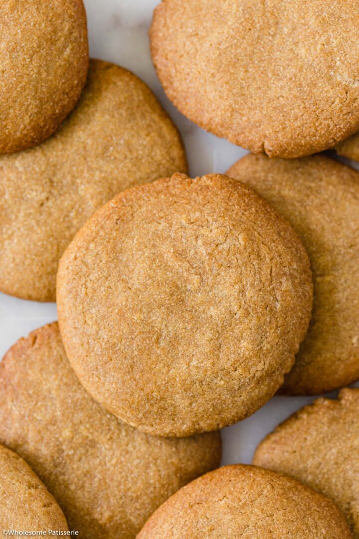 Easy Gingernut Biscuits (Ginger Snaps) - Wholesome Patisserie