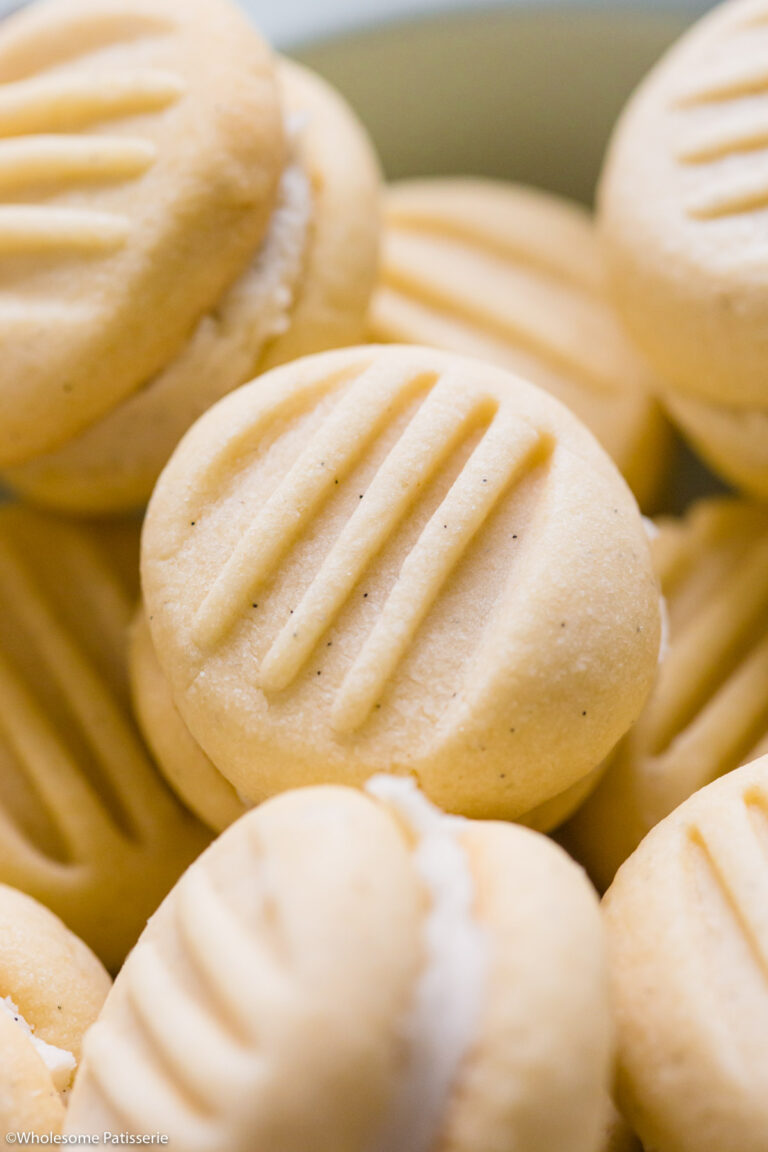 Vanilla Melting Moments - Wholesome Patisserie