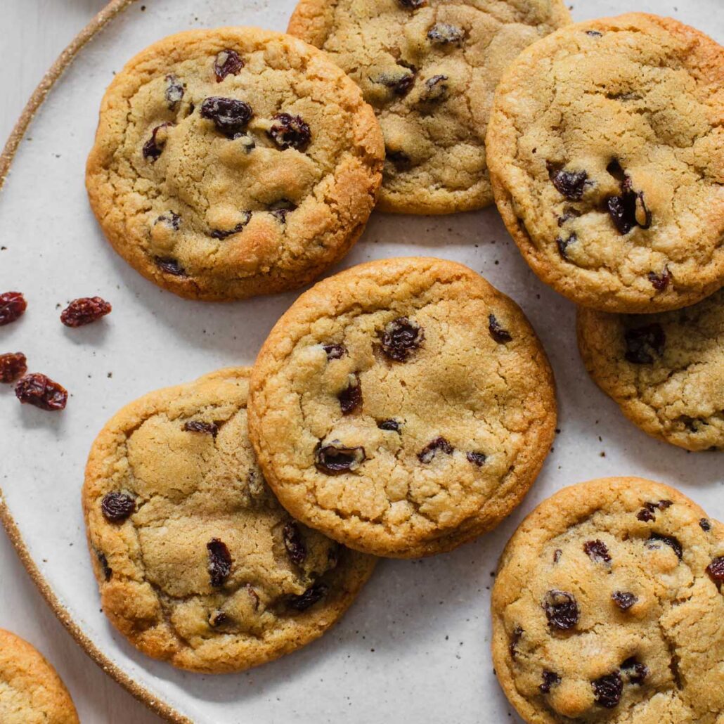 Chewy Sultana Cookies - Wholesome Patisserie