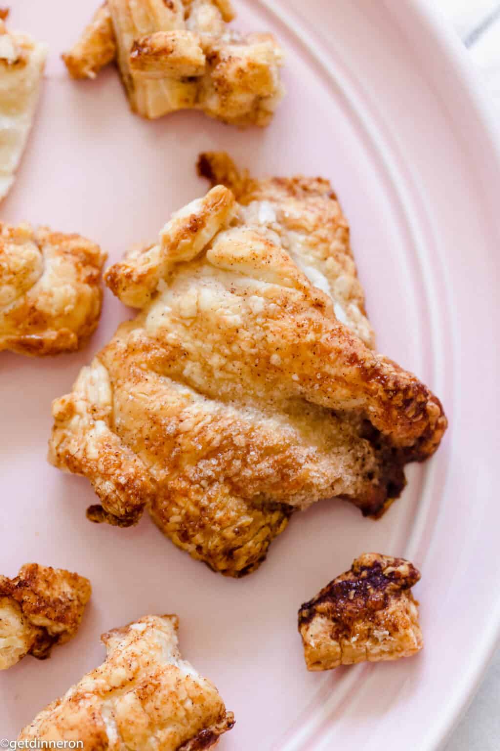 Leftover Puff Pastry with Cinnamon Sugar - Wholesome Patisserie
