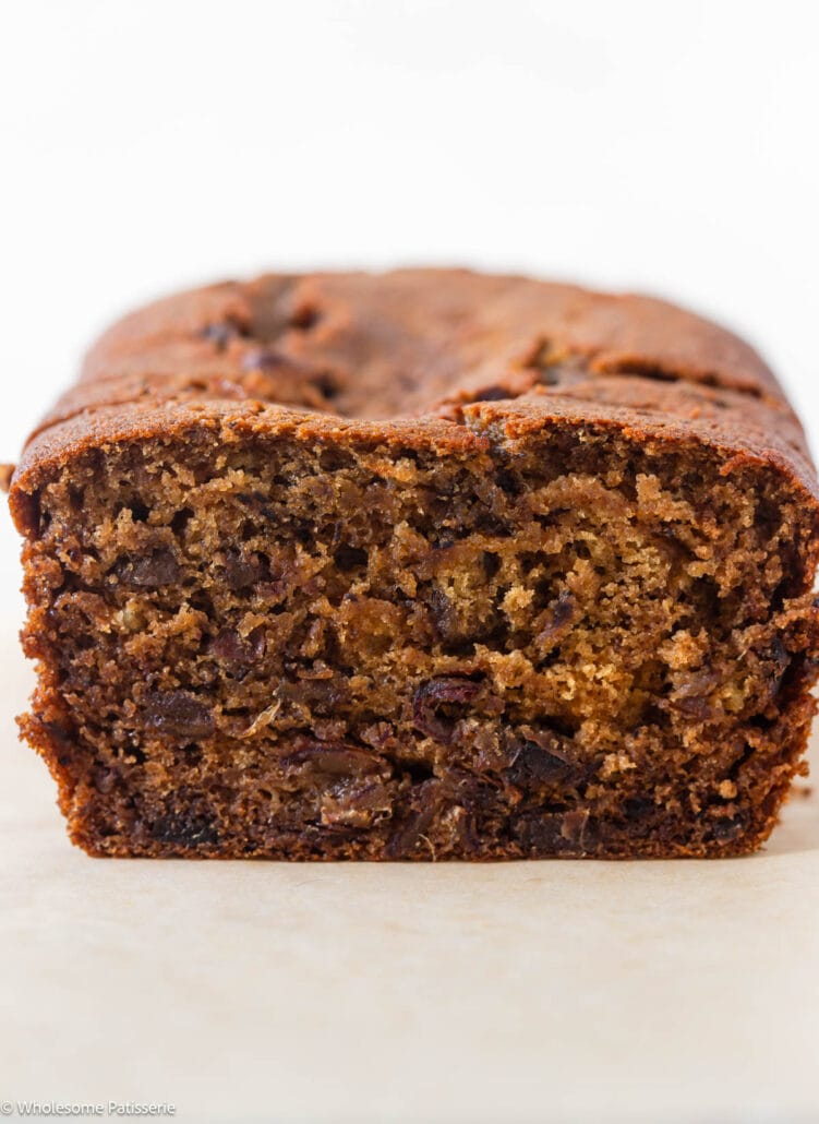 The Best Moist Date Loaf - Wholesome Patisserie