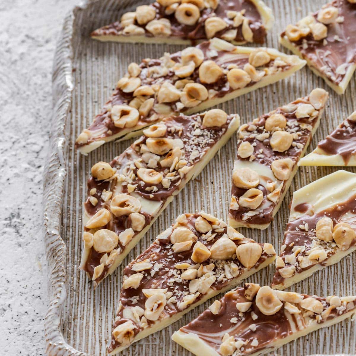 Salted Chocolate Hazelnut Bark - Wholesome Patisserie