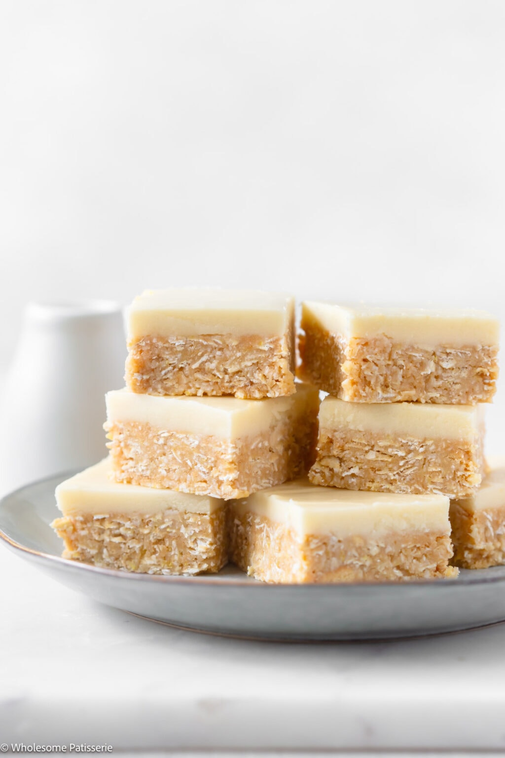Lemon Coconut Oat Slice - Wholesome Patisserie