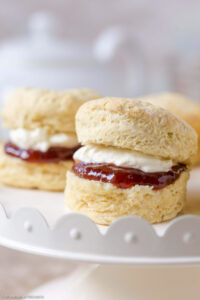 Homemade Scones with Jam & Cream - Wholesome Patisserie