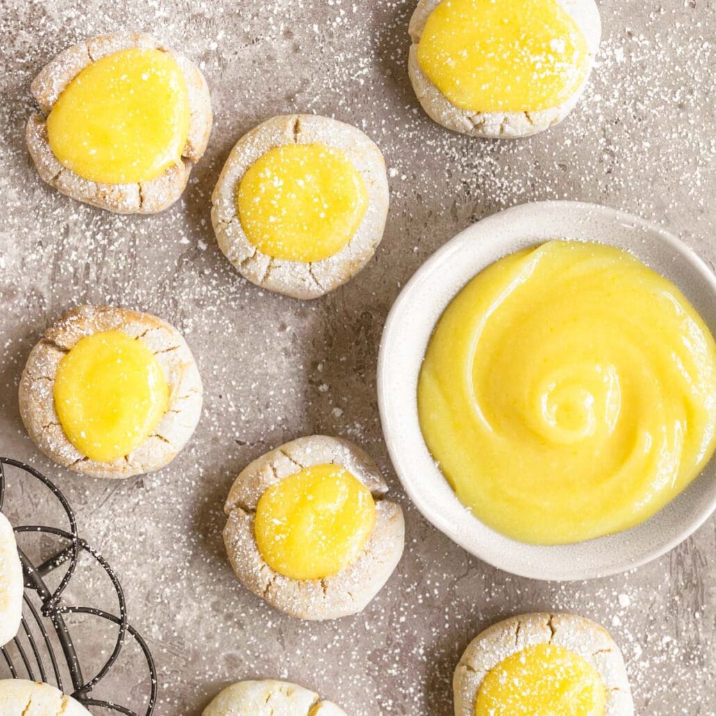Lemon Curd Shortbread - Wholesome Patisserie