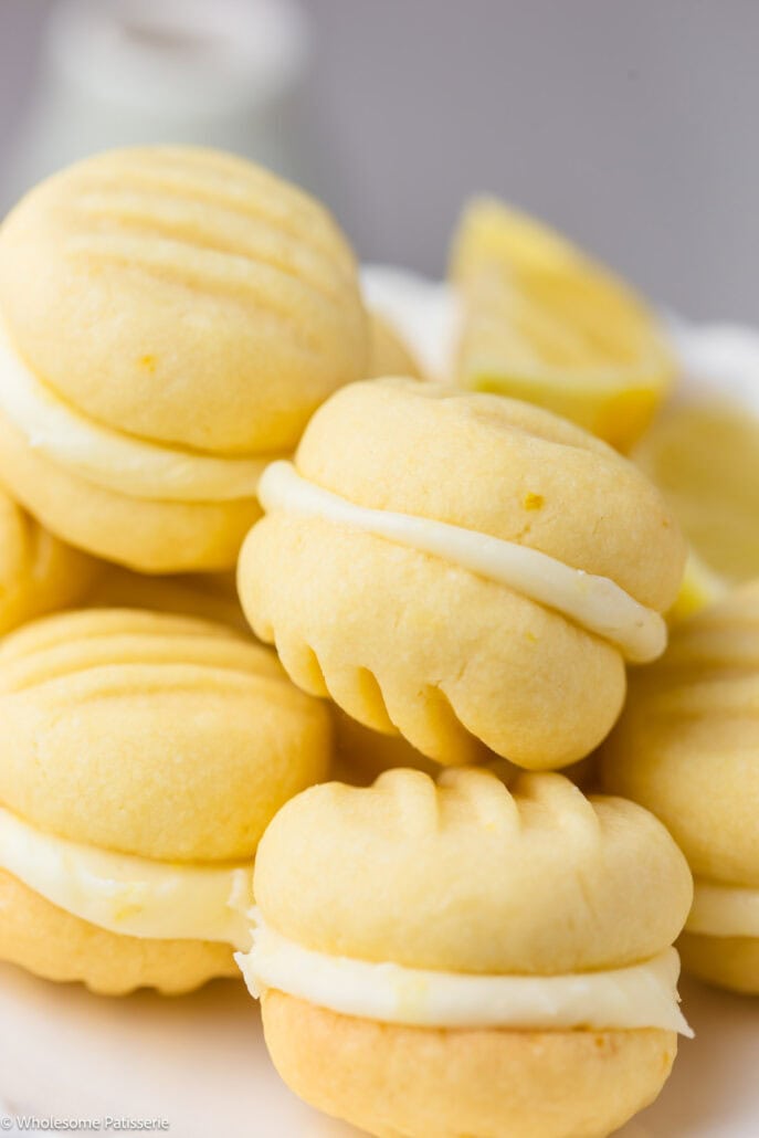 Lemon Melting Moments - Wholesome Patisserie