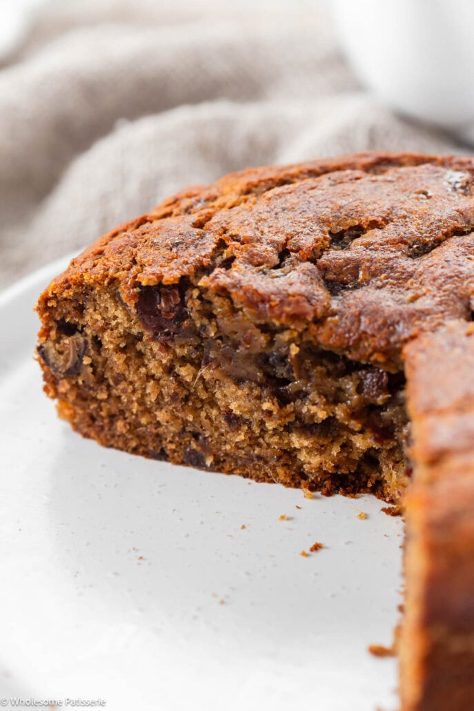 Simple Moist Date Cake - Wholesome Patisserie
