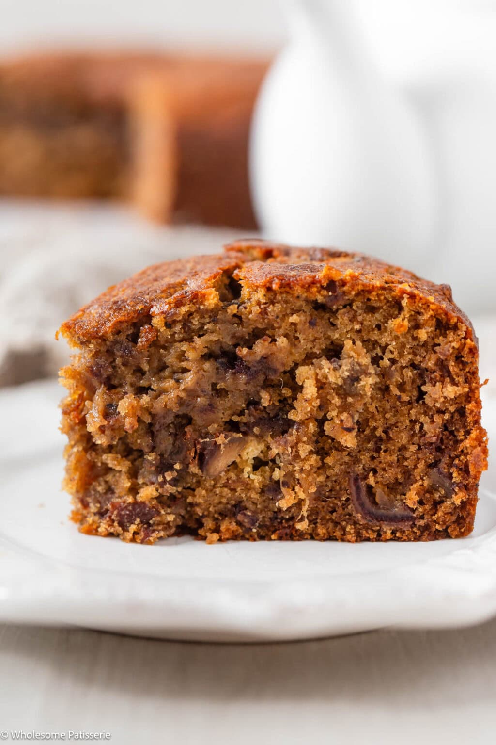 Simple Moist Date Cake - Wholesome Patisserie
