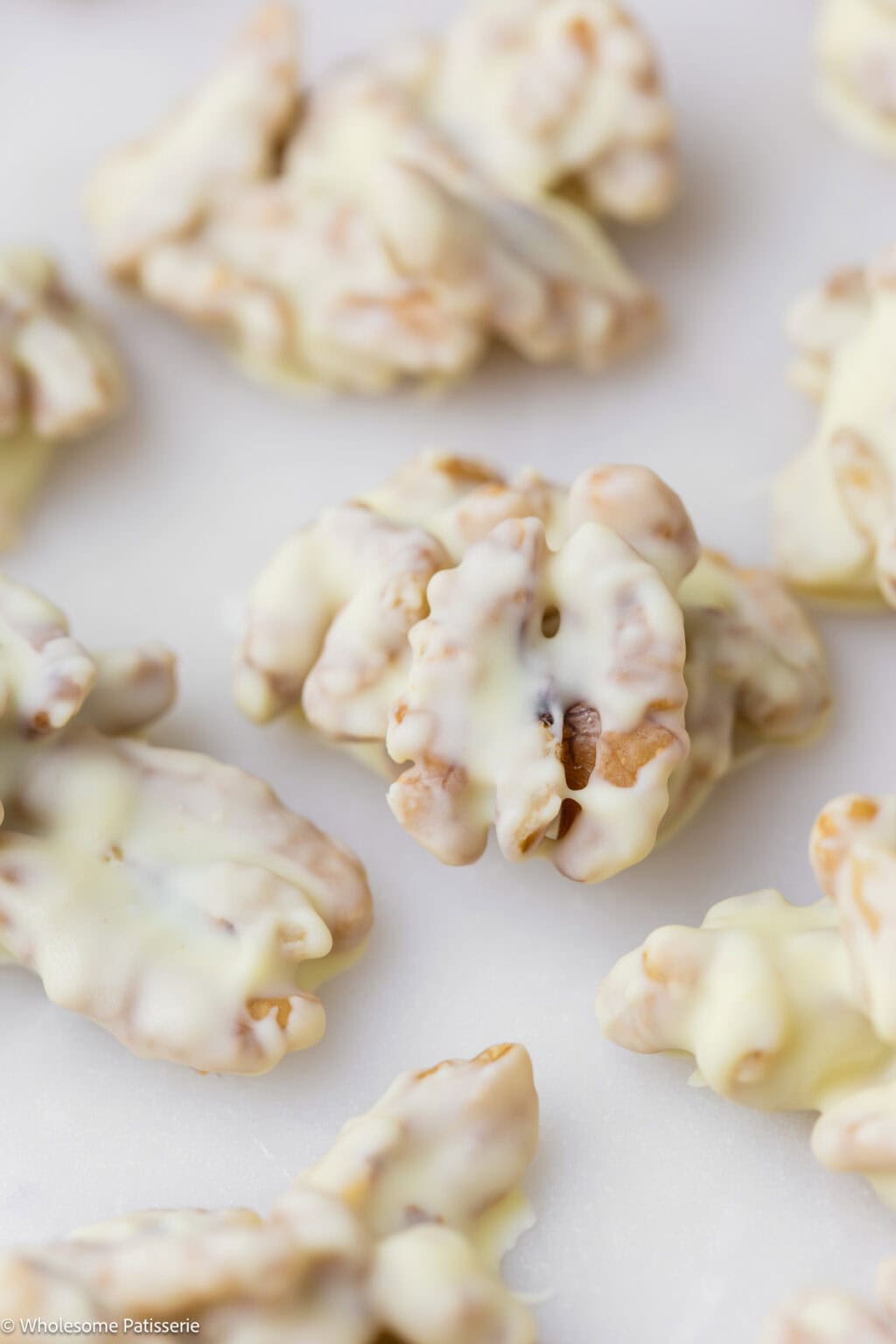 White Chocolate Covered Walnuts - Wholesome Patisserie