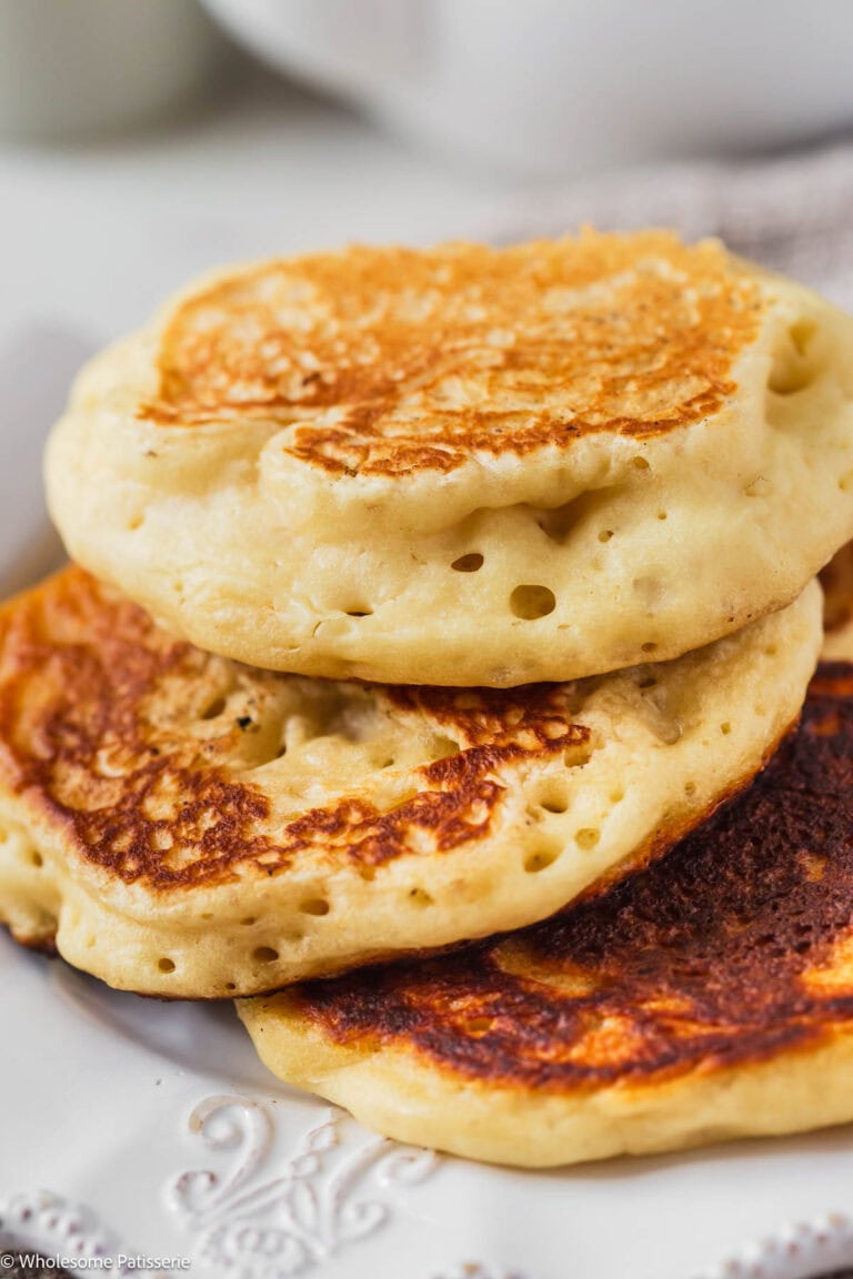 How to Make Crumpets without Rings - Wholesome Patisserie