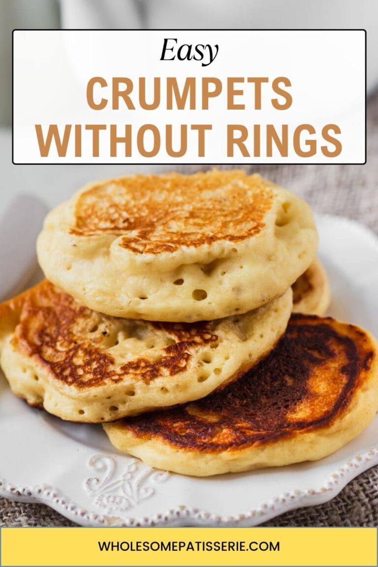 How to Make Crumpets without Rings - Wholesome Patisserie