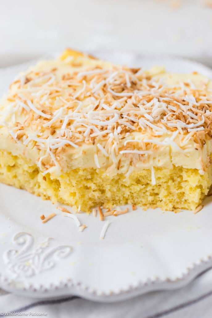 How to Use Box Cake Mix with Canned Pineapple - Wholesome Patisserie