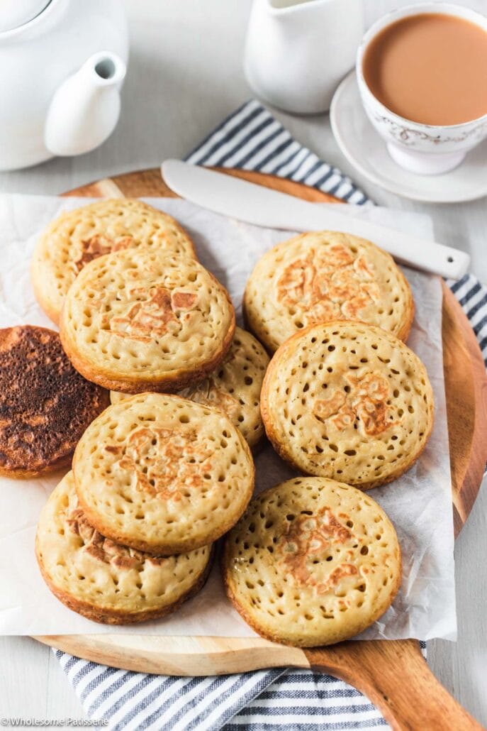 Homemade Crumpet Recipe - Wholesome Patisserie