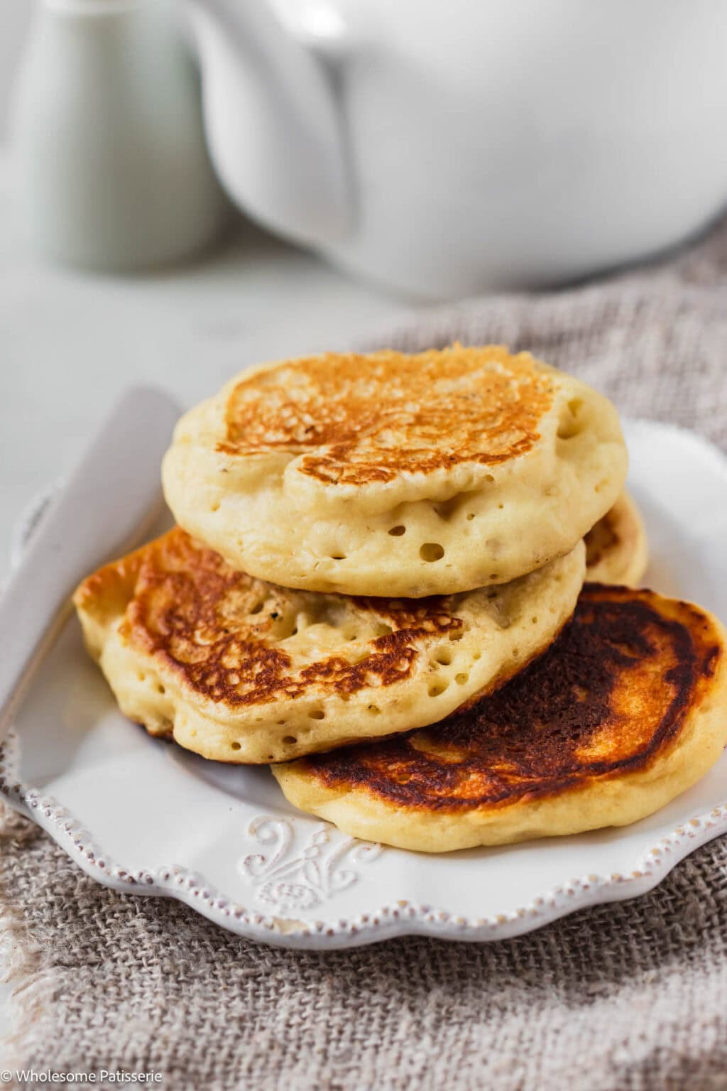How to Make Crumpets without Rings - Wholesome Patisserie