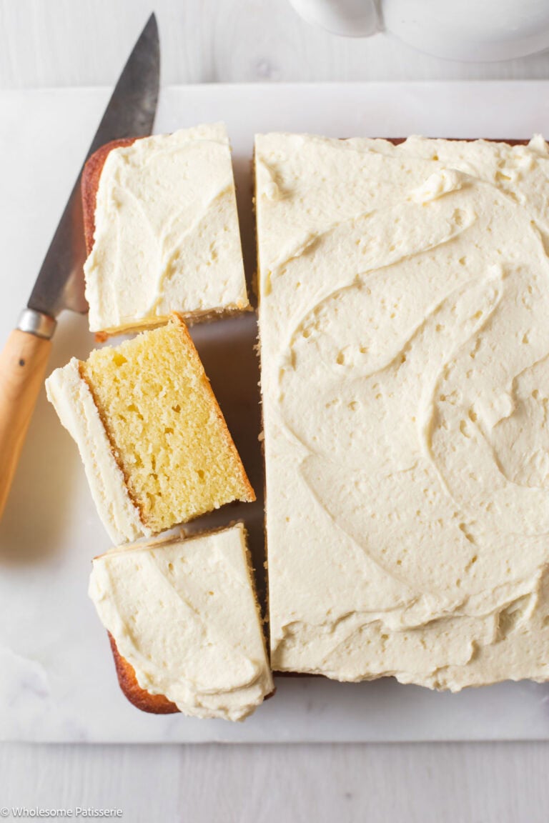 Vanilla Cake without Milk - Wholesome Patisserie