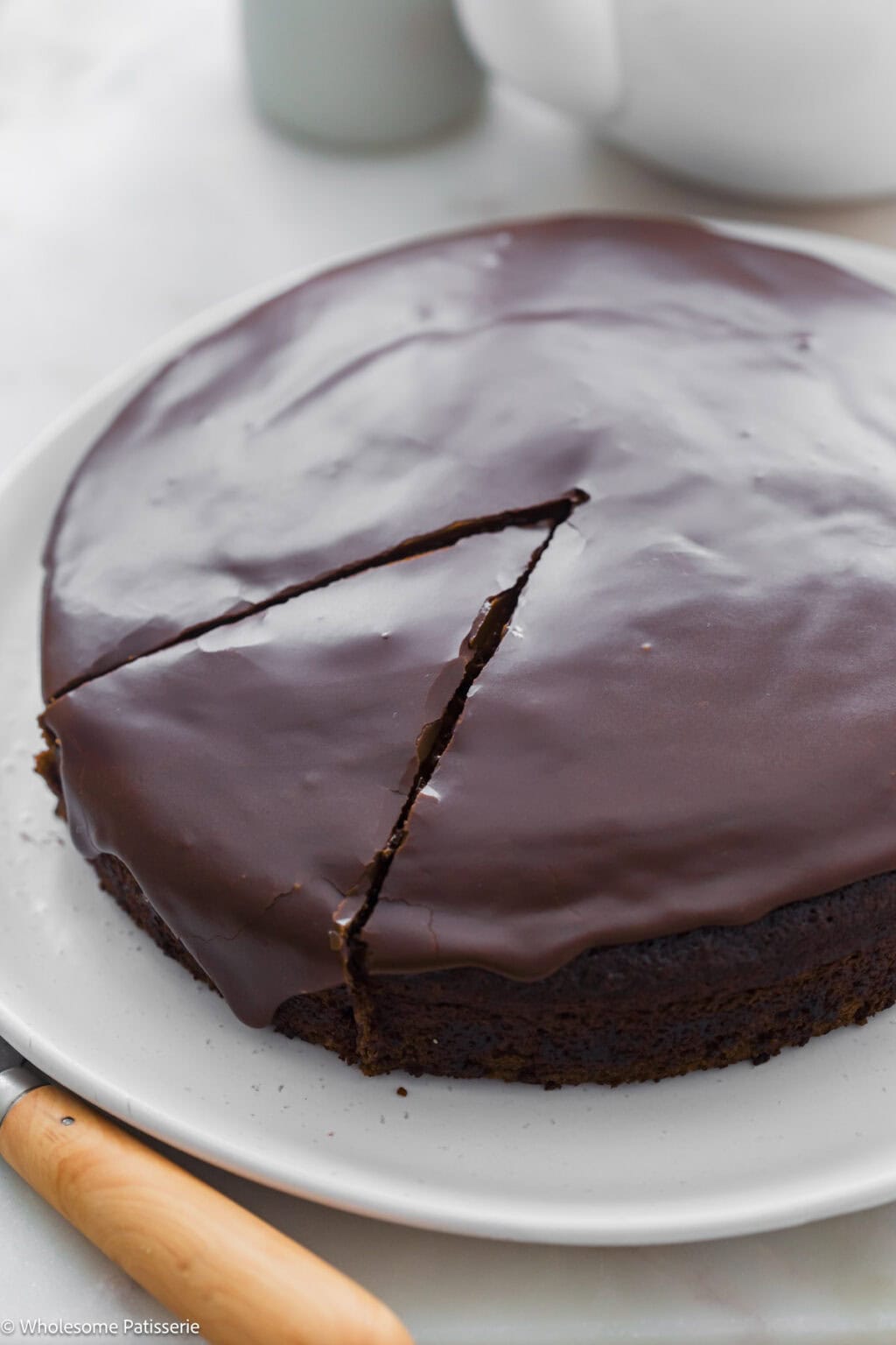 Chocolate Cake without Milk - Wholesome Patisserie