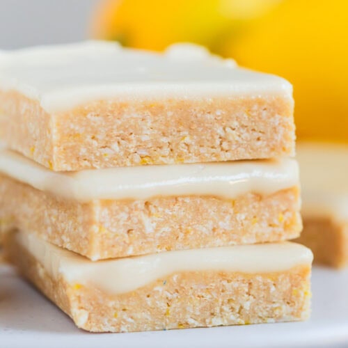 Easy Lemon Slice (no bake) - Wholesome Patisserie