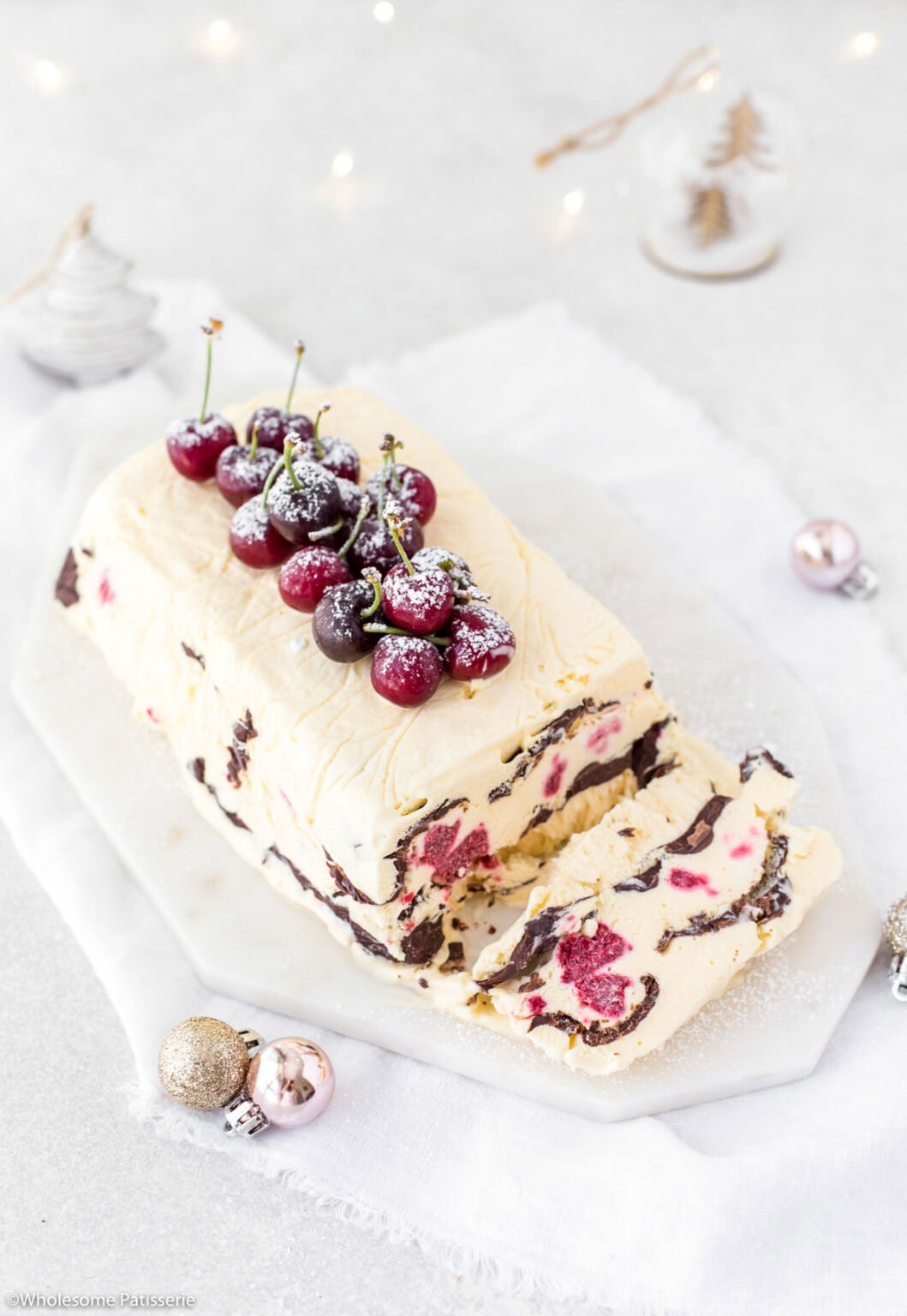 Raspberry Chocolate Semifreddo | Wholesome Patisserie