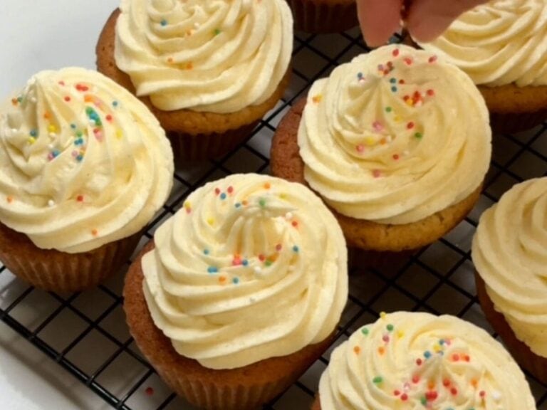 Vanilla Cupcakes without Milk - Wholesome Patisserie